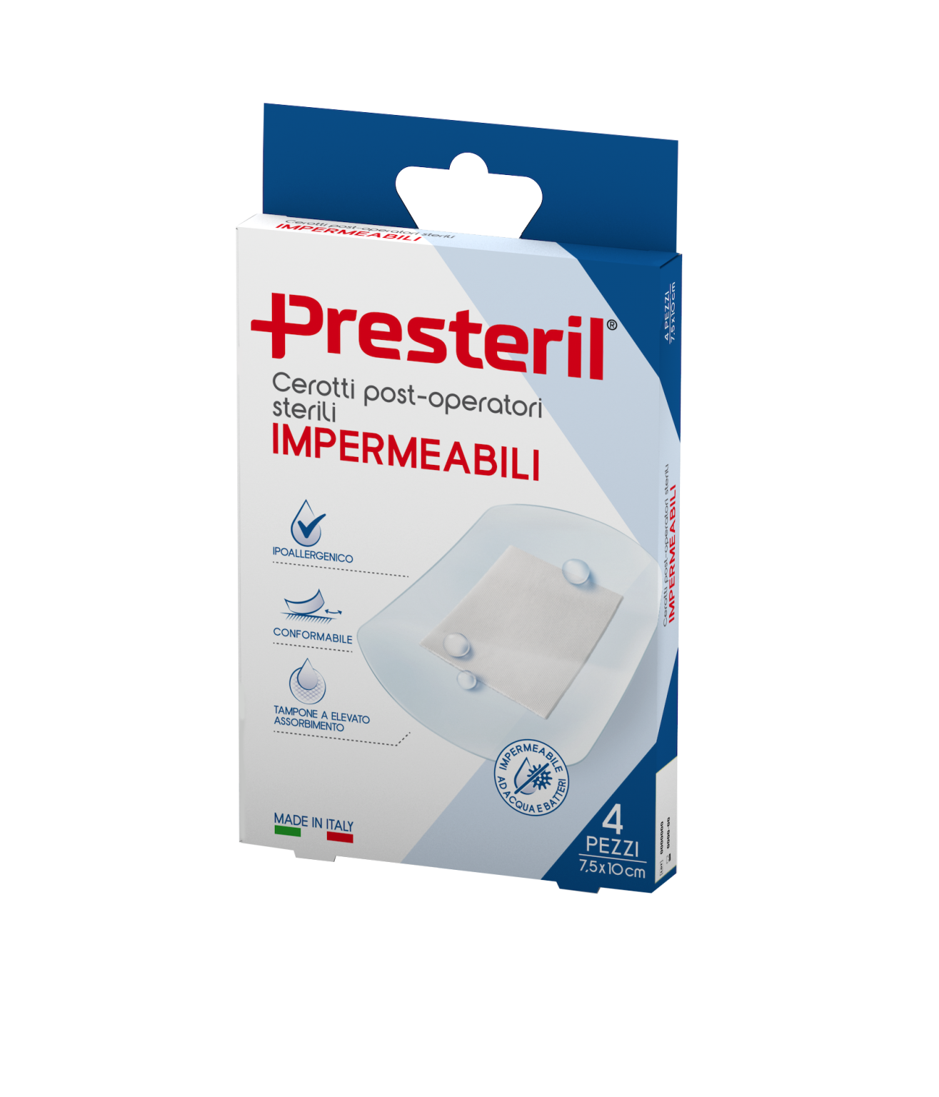 Cerotti post-operatori sterili IMPERMEABILI - Presteril